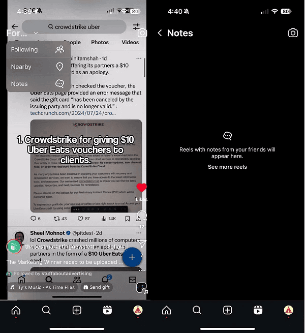 Instagram’s New Reels Filter: A Spotlight on Notes | Thrive Business ...
